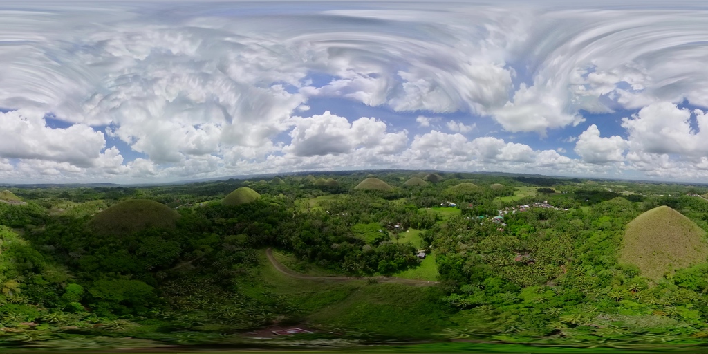 Chocolate hills.Bohol Philippines. 360-Degree view. 360º Video | 360Cities