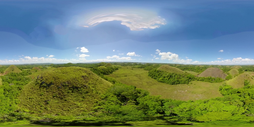 Chocolate hills.Bohol Philippines. 360-Degree view. 360º Video | 360Cities