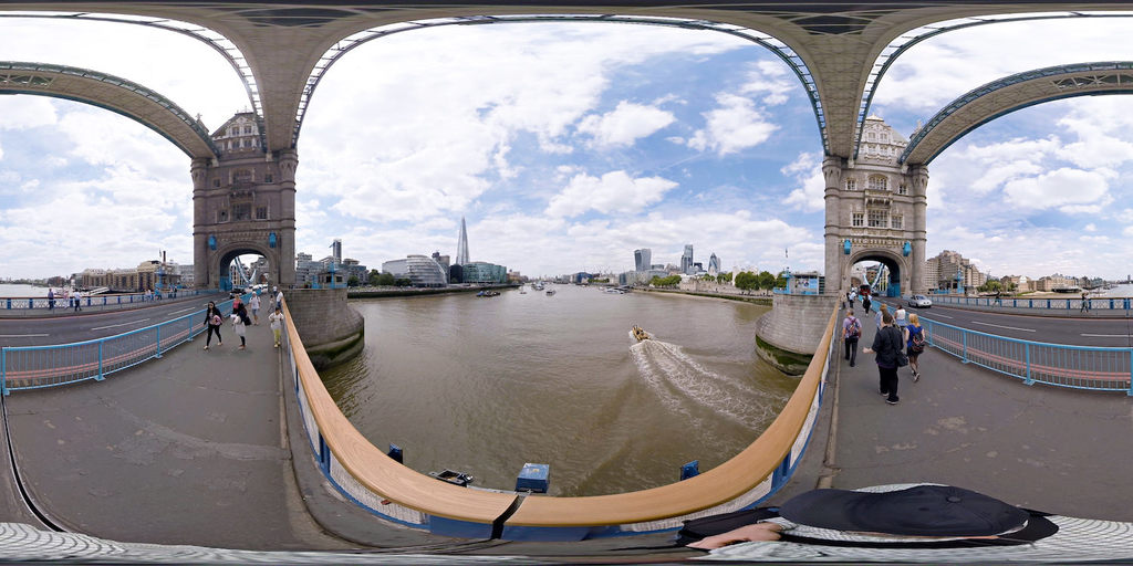 On Tower Bridge - London, England, United Kingdom - Clip ID 14 360º ...