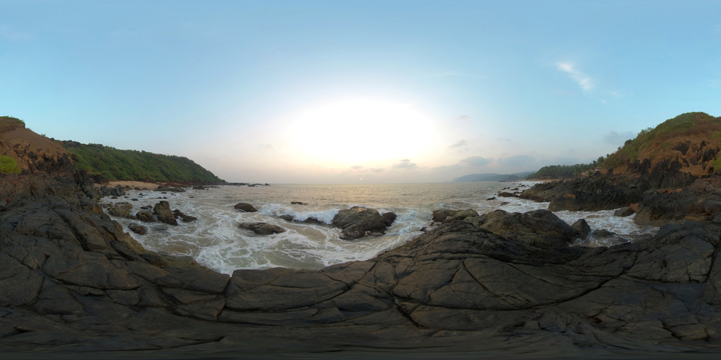 Sunset at Cola Beach, Goa 360º Video | 360Cities